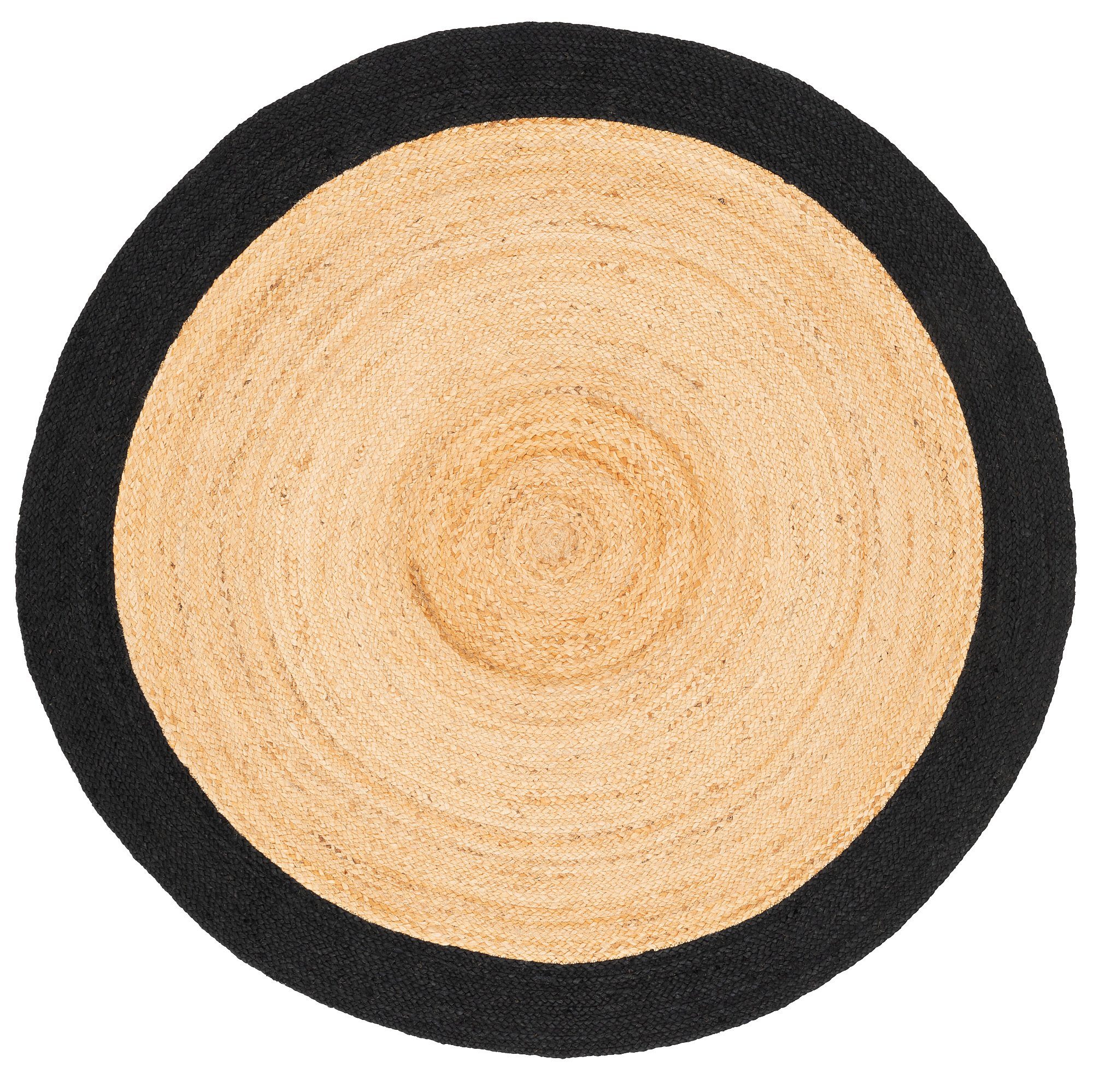 Pergamon Sisalteppich Naturfaser Teppich Jute Salsa Bordüre Rund Rund