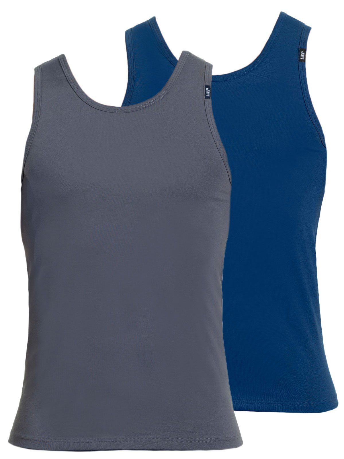 Kumpf Achselhemd 2er Sparpack Herren Unterhemd Bio Cotton Spar Set 2