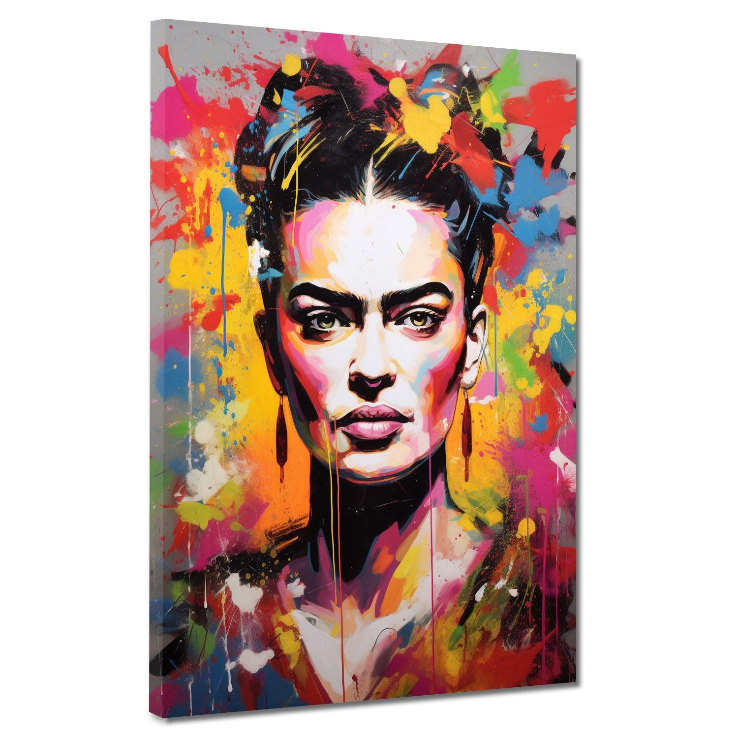 Artedinoi Leinwandbild Abstrakt Frida Pop Art Leinwandbild Wandbild