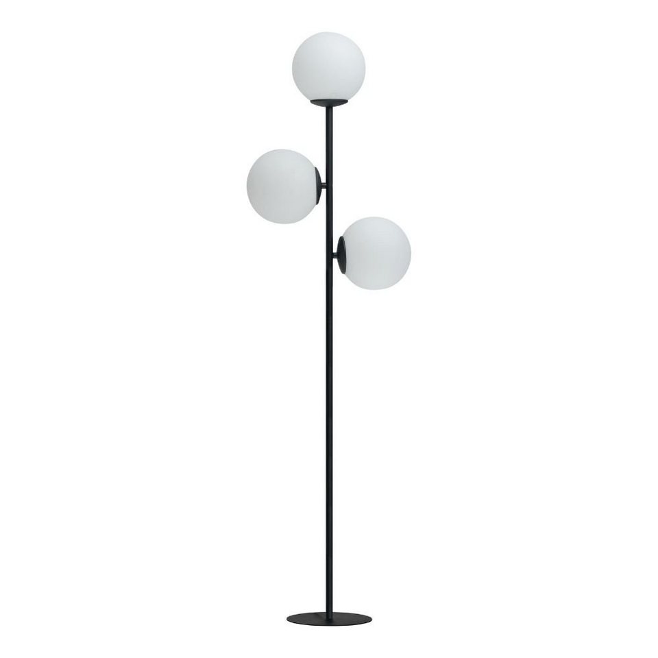 Famlights Stehlampe Stehleuchte Thilo In Weiß Und Schwarz E27 3