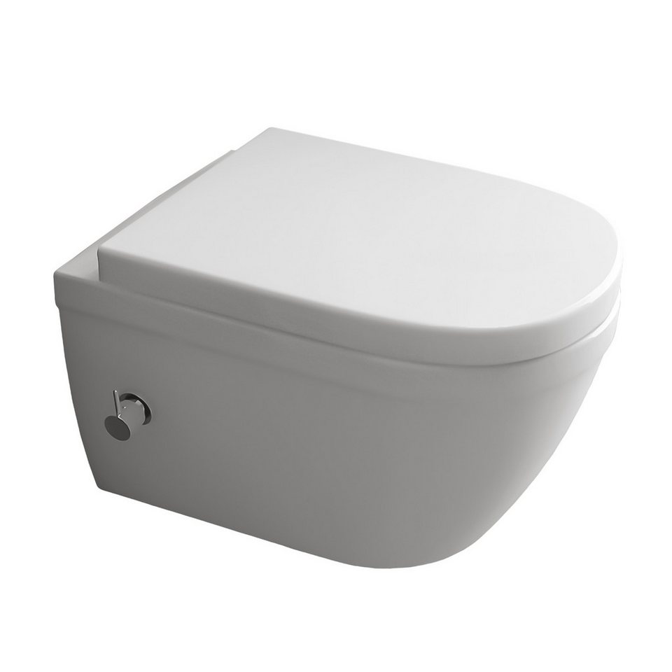 Alpenberger Dusch Wc Toilette Mit Wc Deckel Hänge Wc Mit Bidet