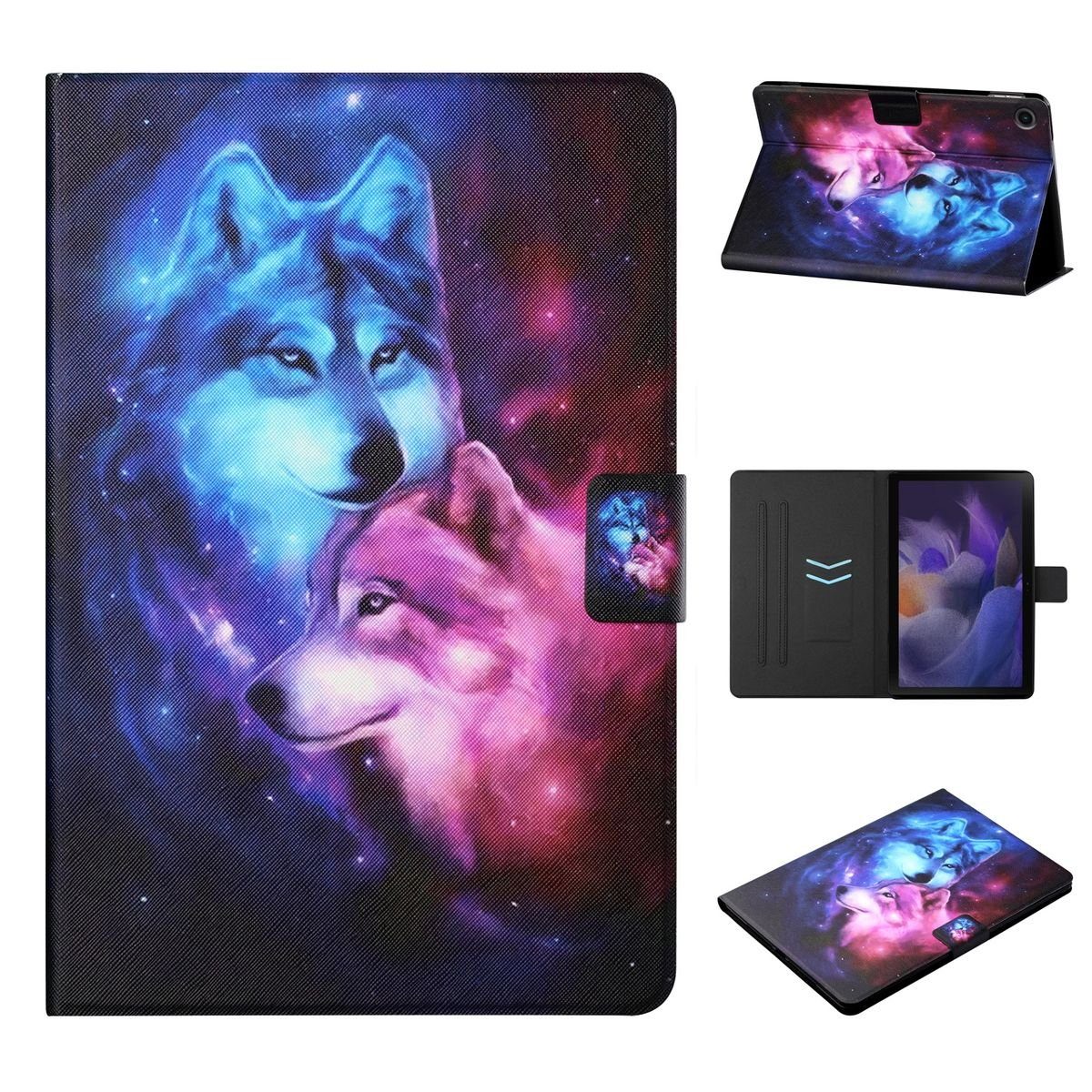 Wigento Tablet Hülle Für Samsung Galaxy Tab A9 Plus Kunstleder Tablet