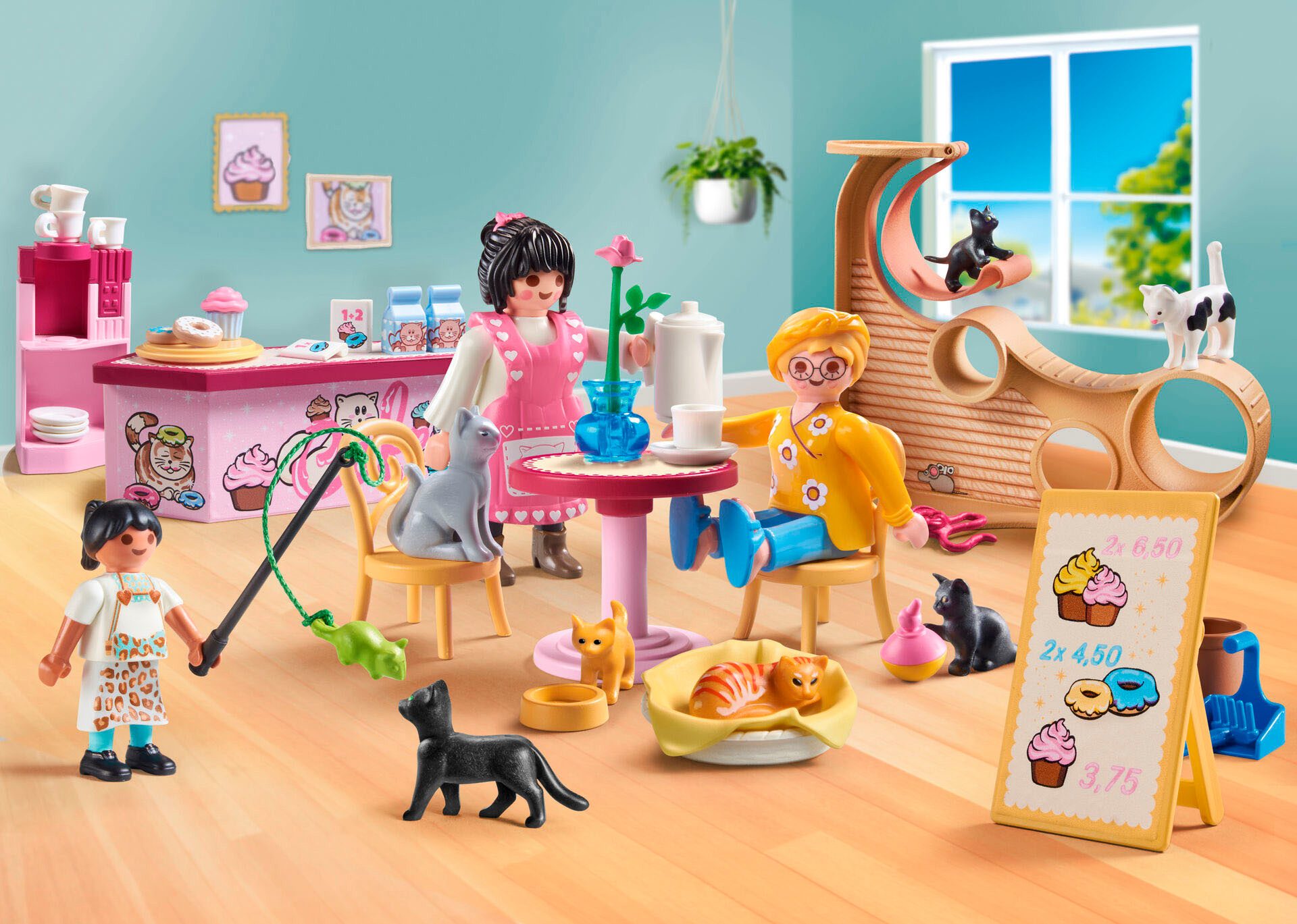 Playmobil® Katzencafe (71744), Playmobil My Life Konstruktions-Spielset ...