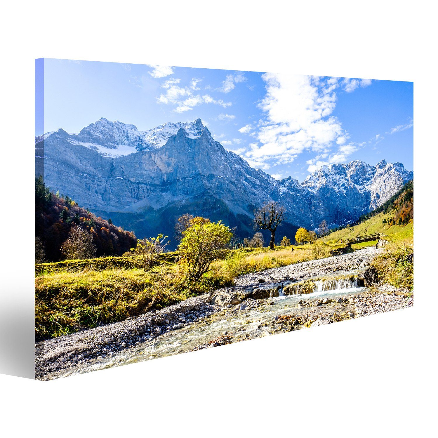 Islandburner Leinwandbild Bild Auf Leinwand Karwendel Berge In