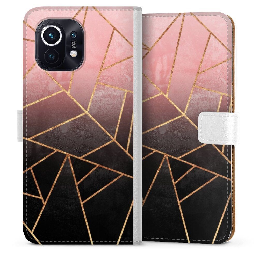 Deindesign Handyhülle Farbverlauf Geometric Gold And Kupfer Pink And
