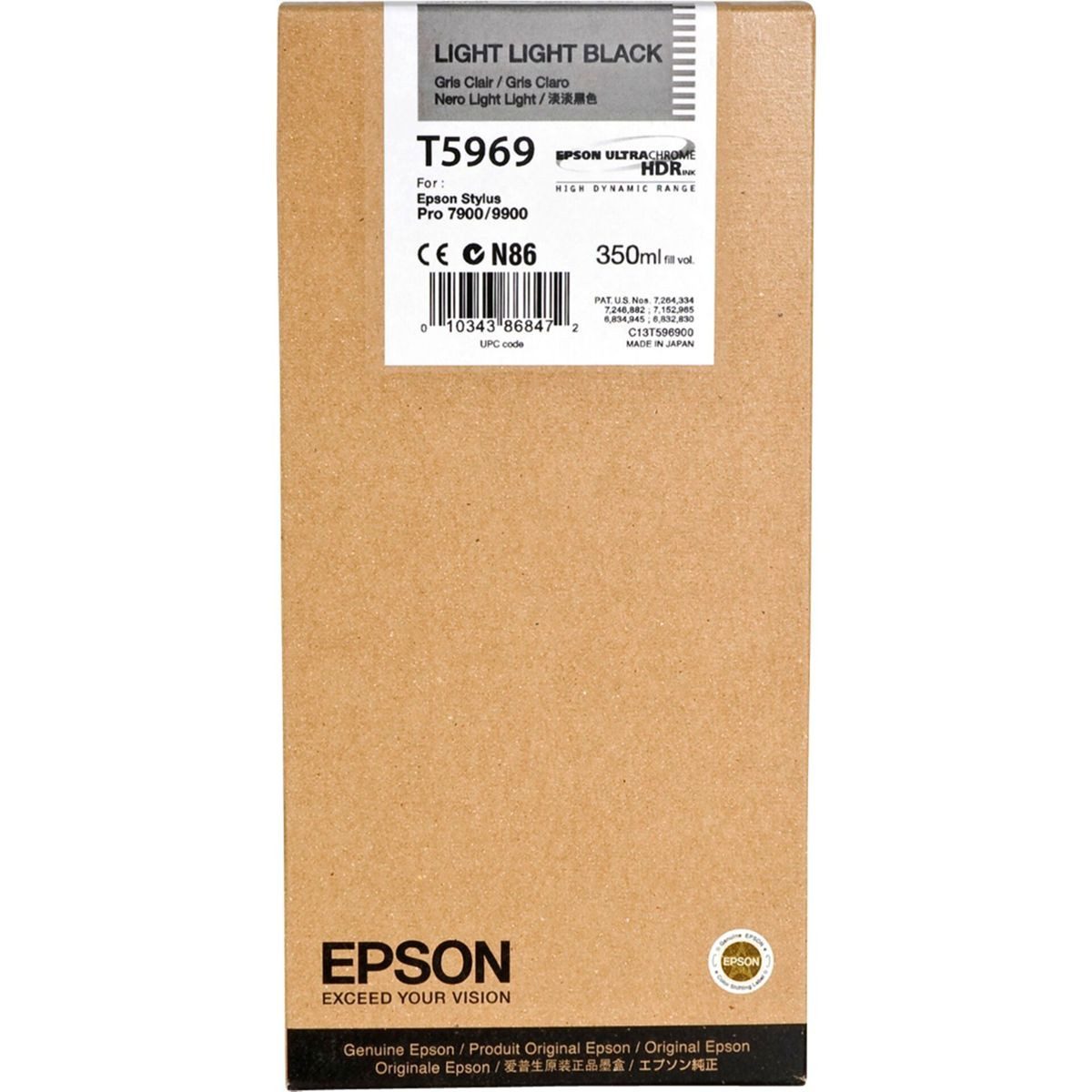 Epson Tintenpatrone light light T 596 350 ml T Tintenpatrone