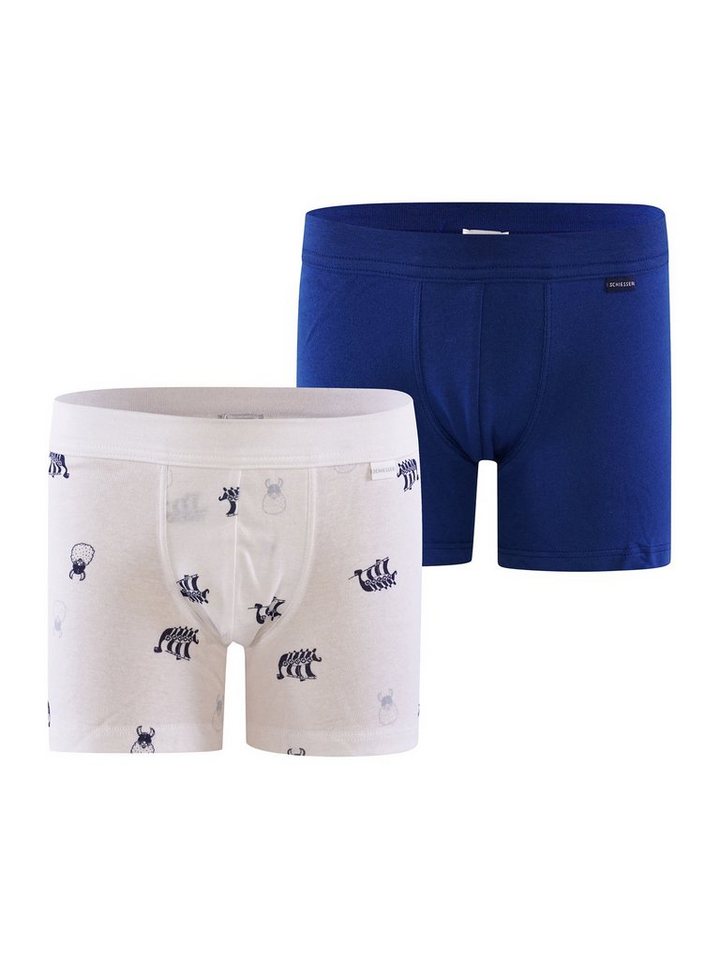 Schiesser Retro Boxer 2er Pack Feinripp Organic Cotton Spar Set 2 St