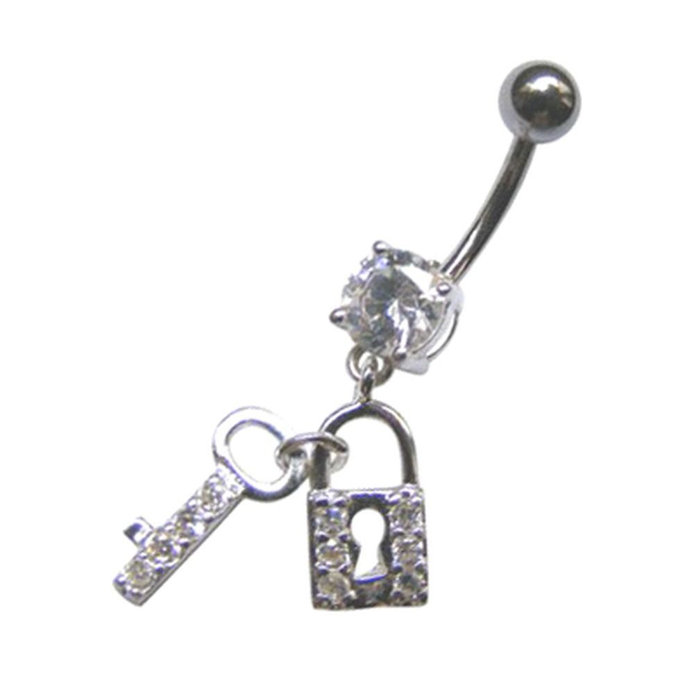 Vivance Bauchnabelpiercing Body Piercing "key to your heart"