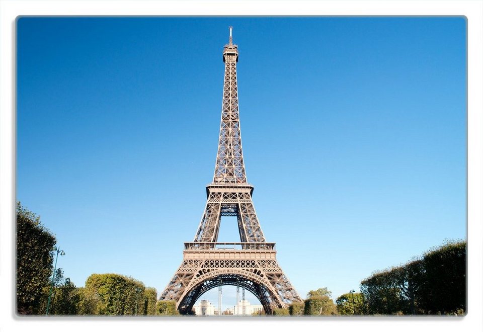 Wallario Frühstücksbrett Eiffelturm In Paris Inkl Rutschfester