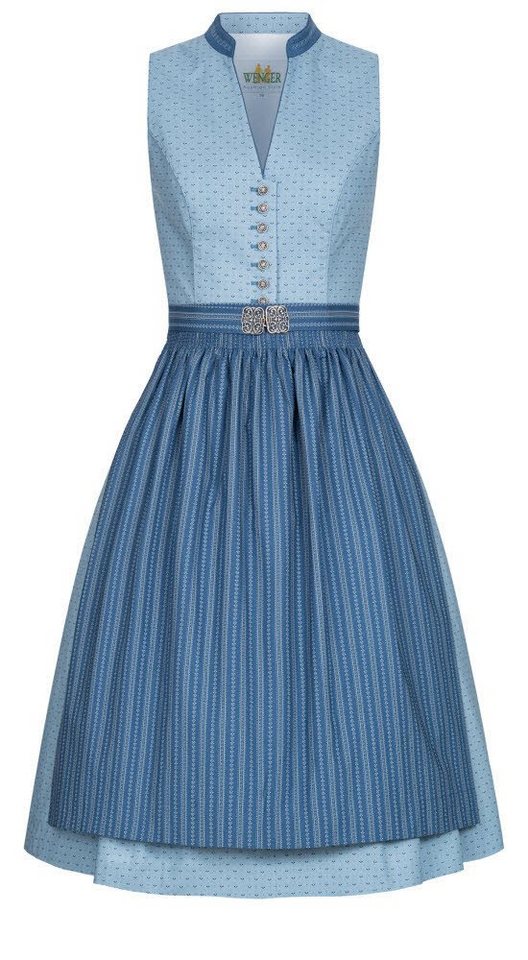 Wenger Trachtenkleid »Dirndl midi Ruby in Hellblau von Wenger Austrian ... Wenger Trachtenkleid »Dirndl midi Ruby in Hellblau von Wenger Austrian ...