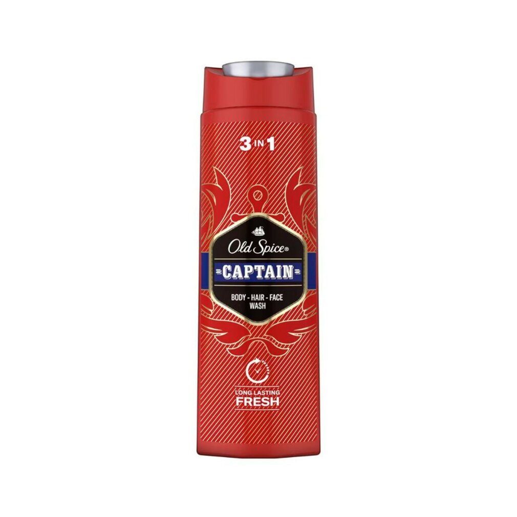 Old Spice Duschgel Captain Shower Gel 3in1 400, Unisex