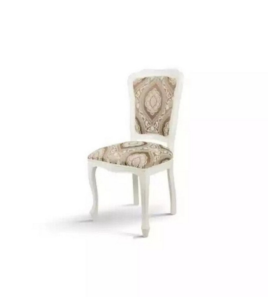 Jvmoebel Esszimmerstuhl Beige Wohnzimmer Esszimmer Polsterstuhl Ohne
