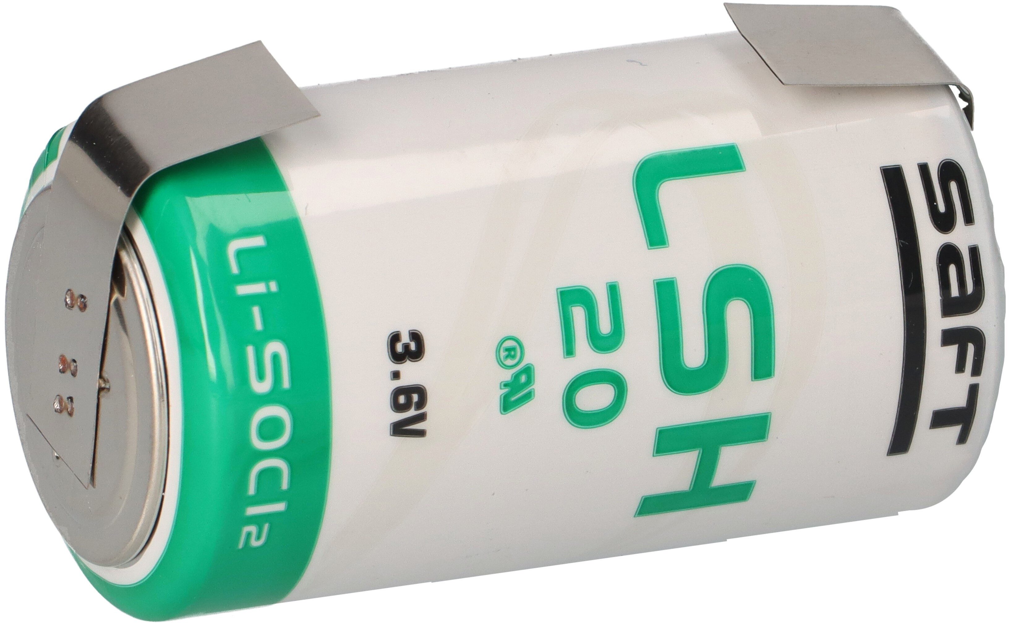 Saft Lithium 3,6V Batterie LS14500 AA-Zelle Lötfahne Z-Form Batterie