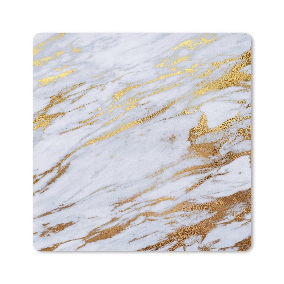MuchoWow Gaming Mauspad Marmor - Gold - Weiß - Textur (1-St), Mousepad ... MuchoWow Gaming Mauspad Marmor - Gold - Weiß - Textur (1-St), Mousepad ...