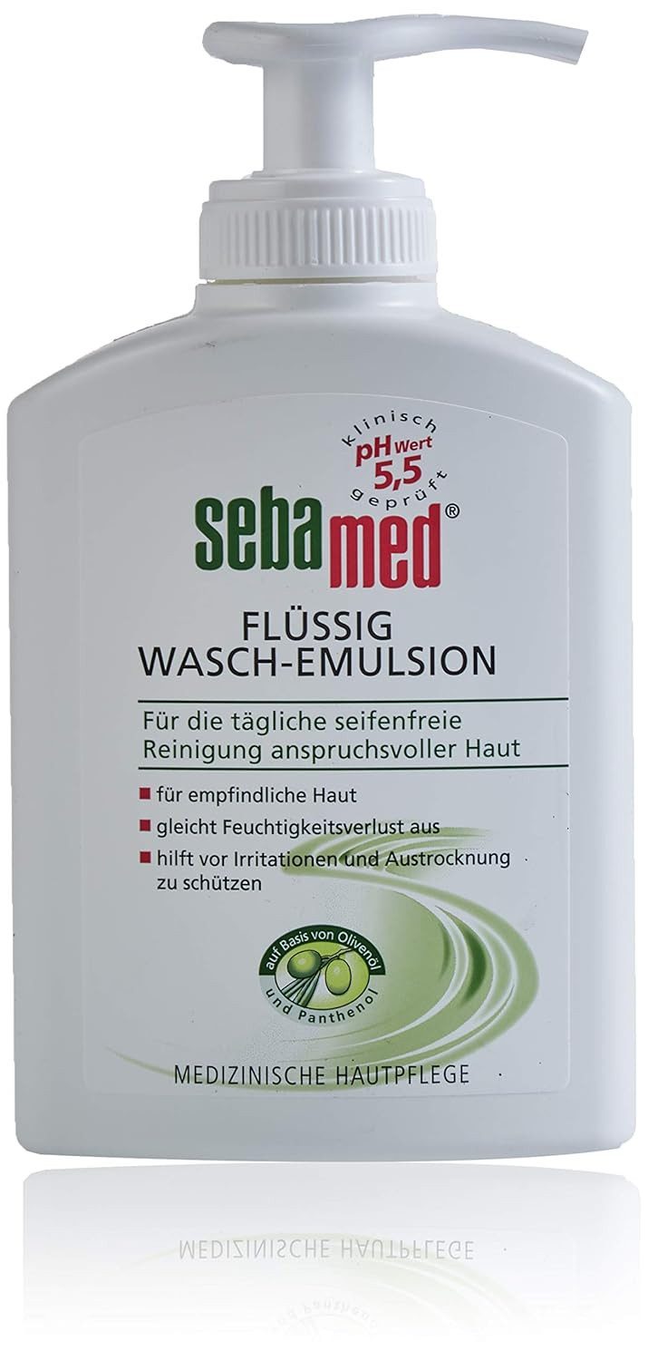 sebamed Duschgel Flüssig Wasch-Emulsion Olive, Dermatologisch geprüft ...