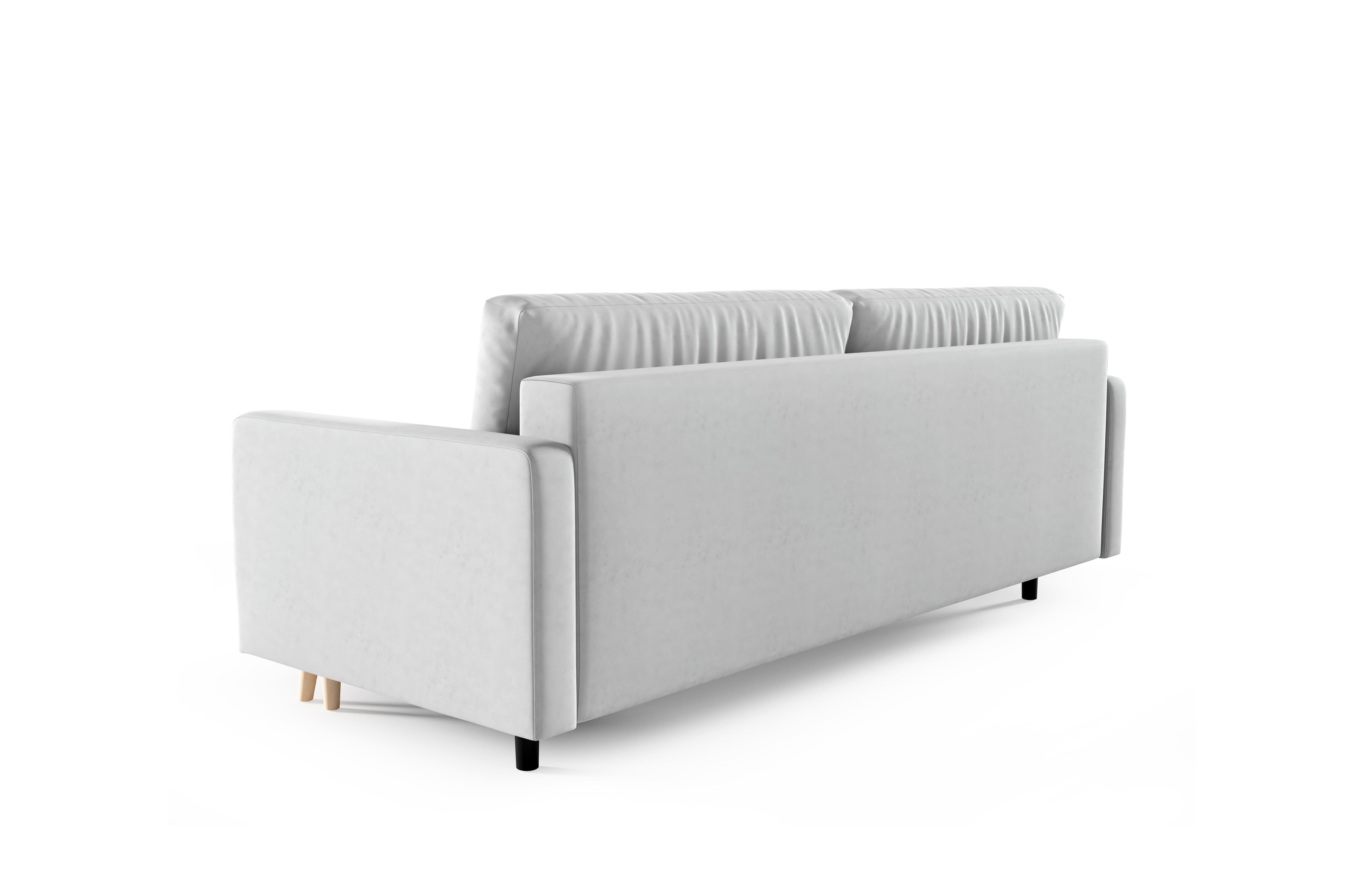 MOEBLO Schlafsofa DOMIA, Sofa im skandinavischen Stil Sofagarnitur ...