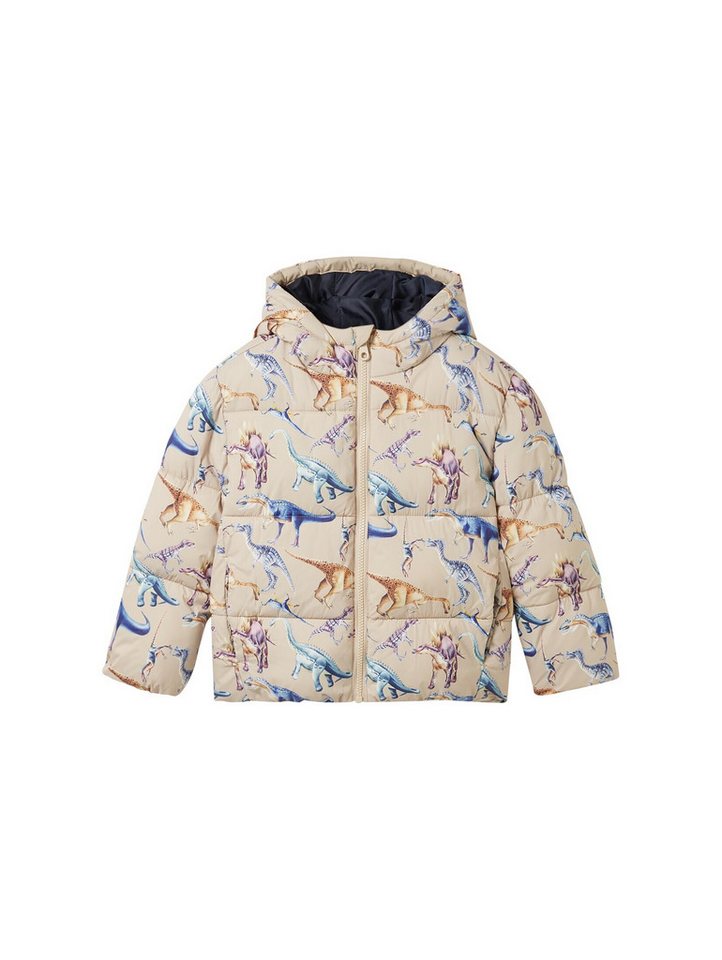 Tom Tailor Sommerjacke Puffer Jacke Mit Allover Print Mit