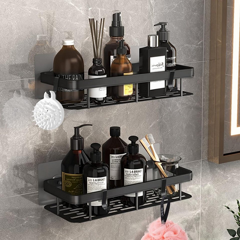Refined Living Duschregal Duschablage Ohne Bohren 2 Stück Duschregal