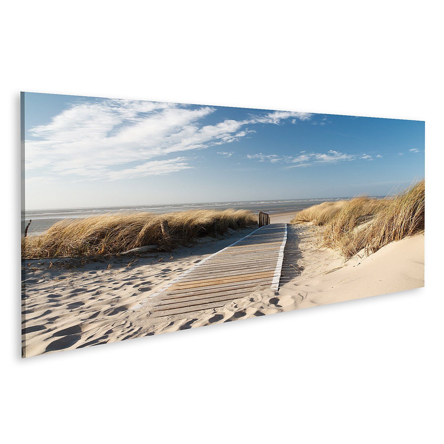 Islandburner Leinwandbild Bild Auf Leinwand Weg Zum Strand Auf Langeoog