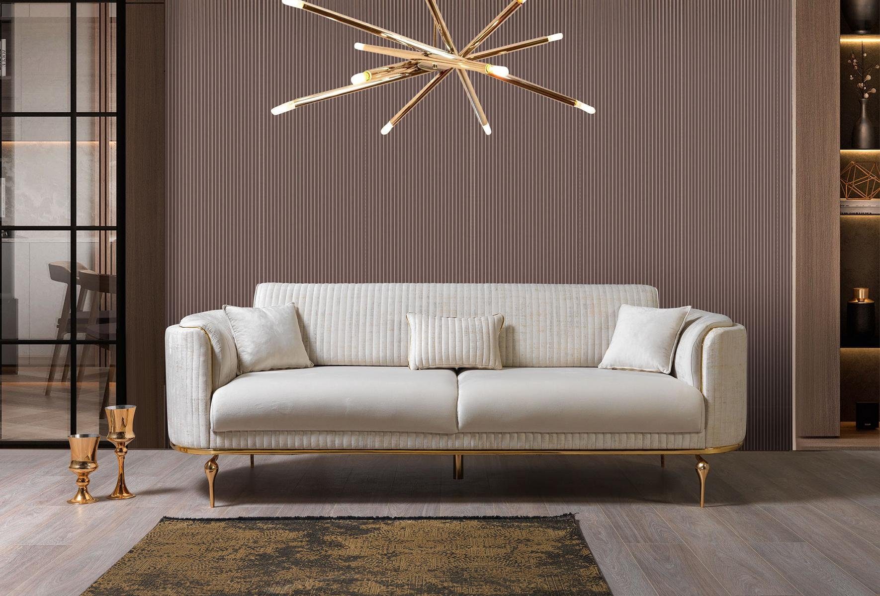 Jvmoebel 3 Sitzer Sofa 3sitzer Designer Sofa Couch Polster Sofas