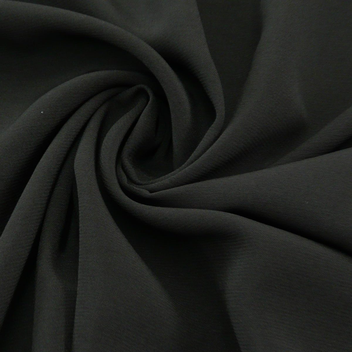 SchÖner Leben Stoff Royal Micro Satin Stoff Meterware Schwarz 140m Breite