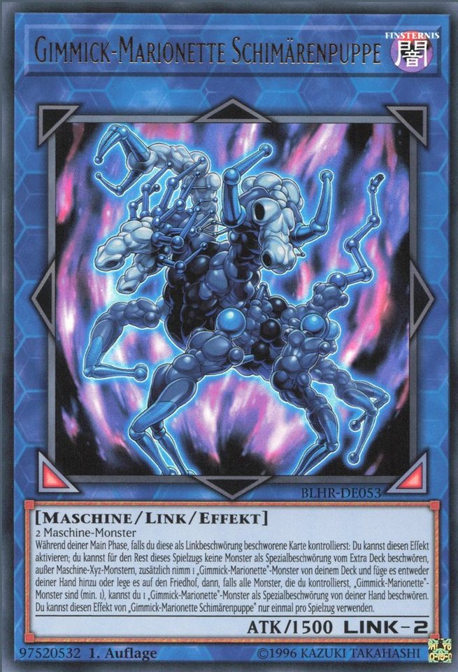Recollectibles Sammelkarte Yugioh Karte Gimmick Marionette