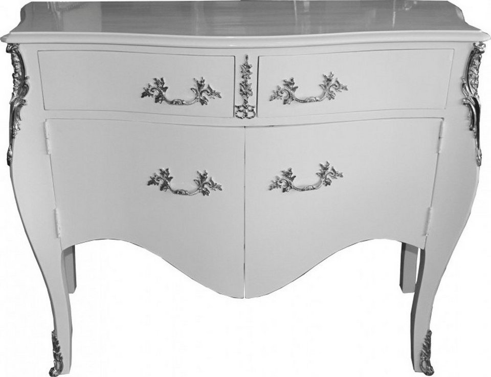 Casa Padrino Kommode Casa Padrino Barock Kommode Weiß Mit 2 Schubladen