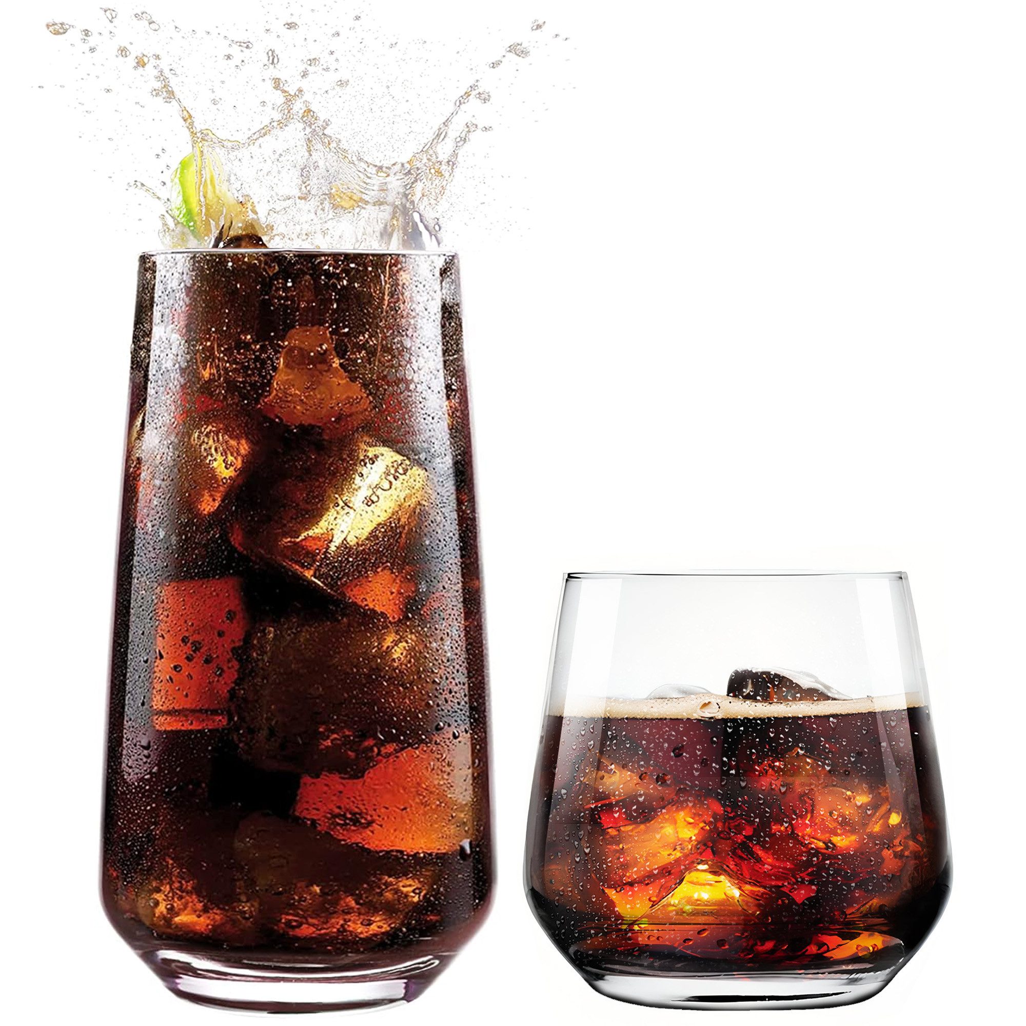 KONZEPT Gläser-Set Premium Gläser Set 12 Teilig, Wassergläser Spülmaschinenfes, 6er ...