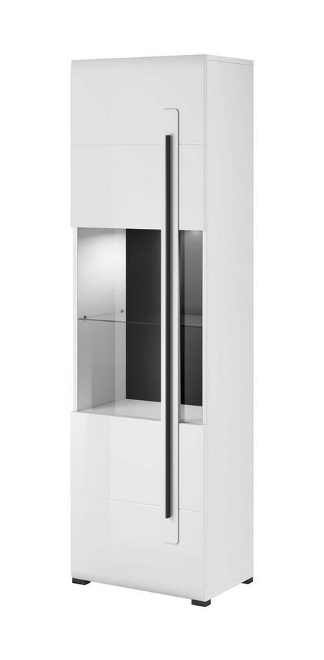 99rooms Vitrine Kariba Standvitrine Stauraumvitrine 1 Türig