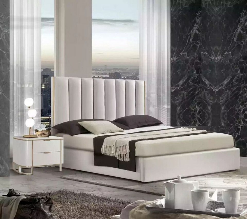 Jvmoebel Schlafzimmer Set Schlafzimmer Set Luxus Bett 2x Nachttische
