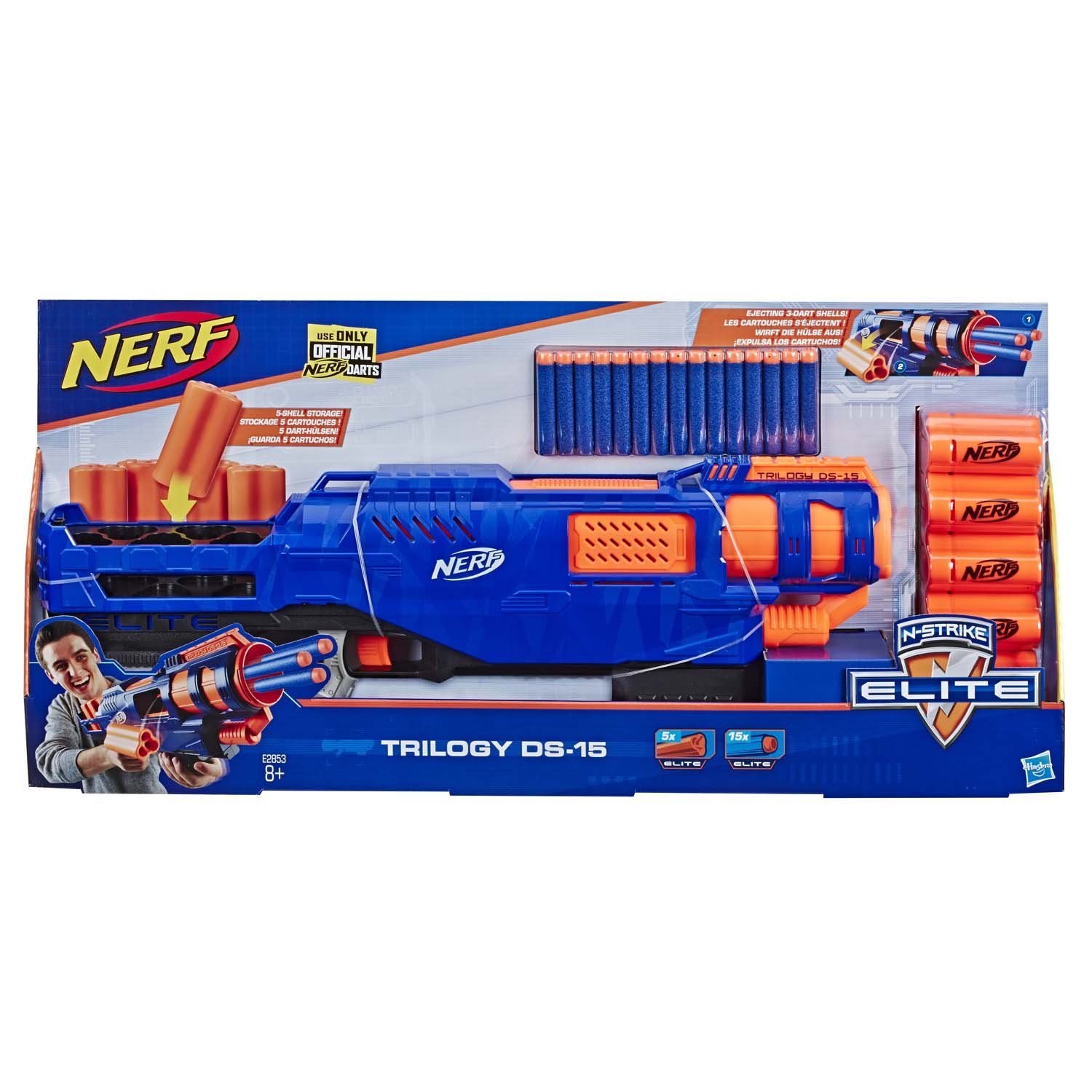 Hasbro Blaster Hasbro E2853EU4 - Nerf N-Strike Elite Trilogy DS-15