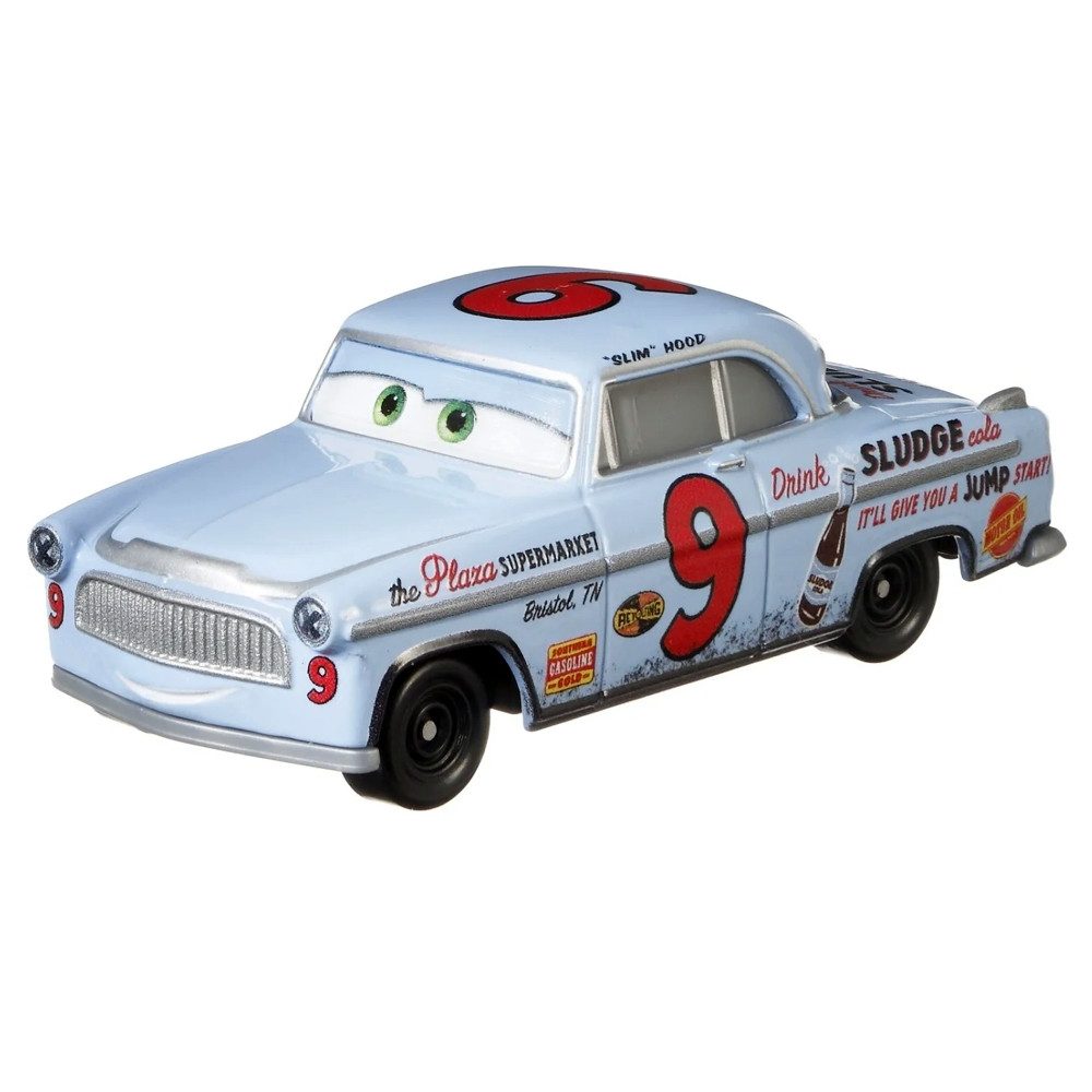 Disney Cars Spielzeug-Rennwagen Slim Hood GBY19 Disney Cars Die-Cast 1:55 Fahrzeug Auto