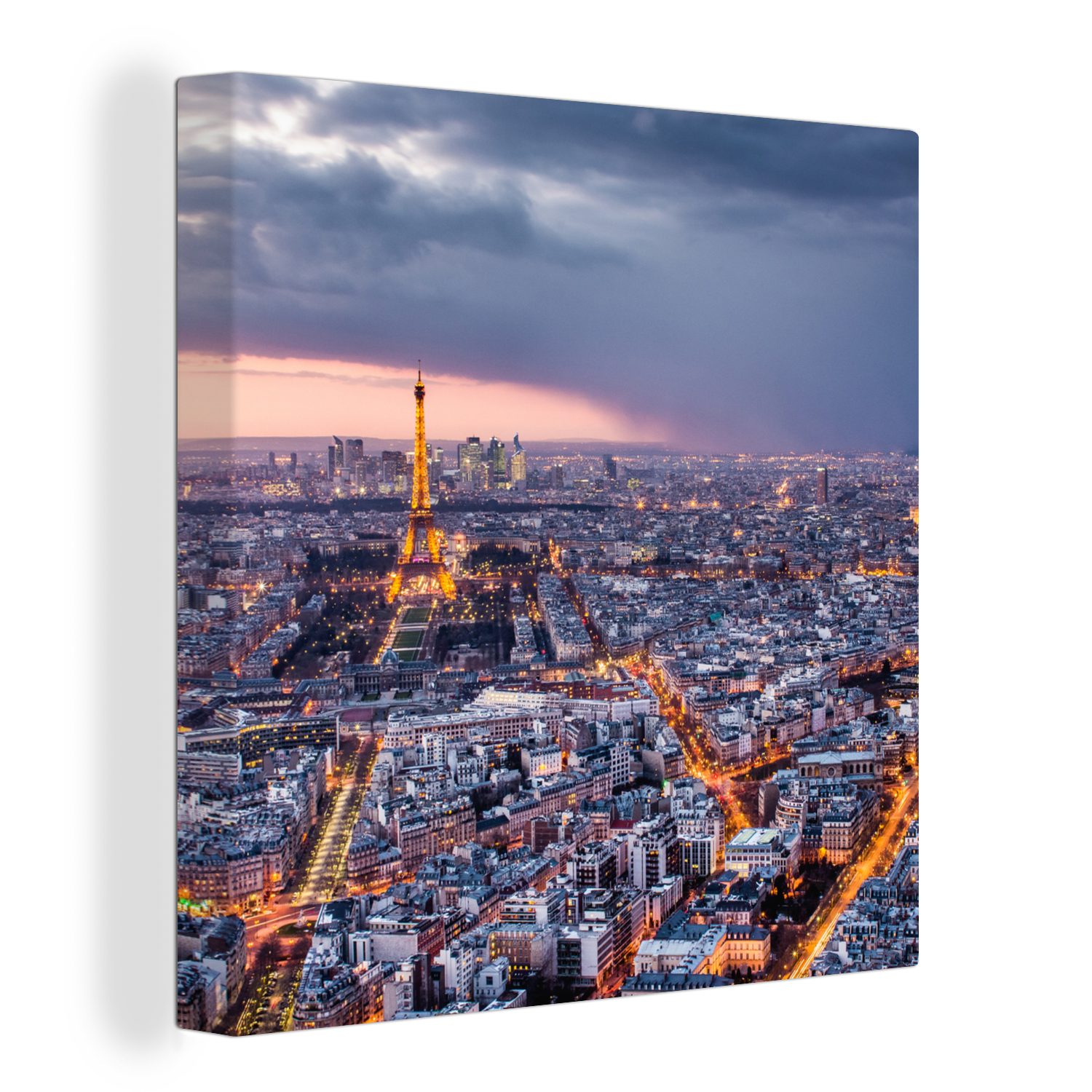 Onemillioncanvasses® Leinwandbild Dämmerung In Paris 1 St Leinwand