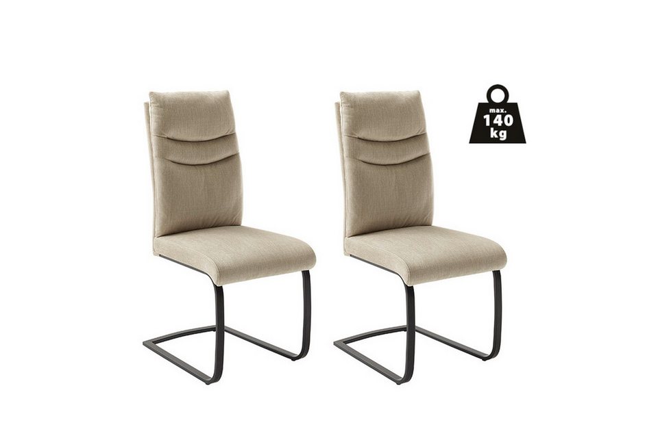 Freiraum Freischwinger Gibara 2er Set Mit Griff Bezug Creme