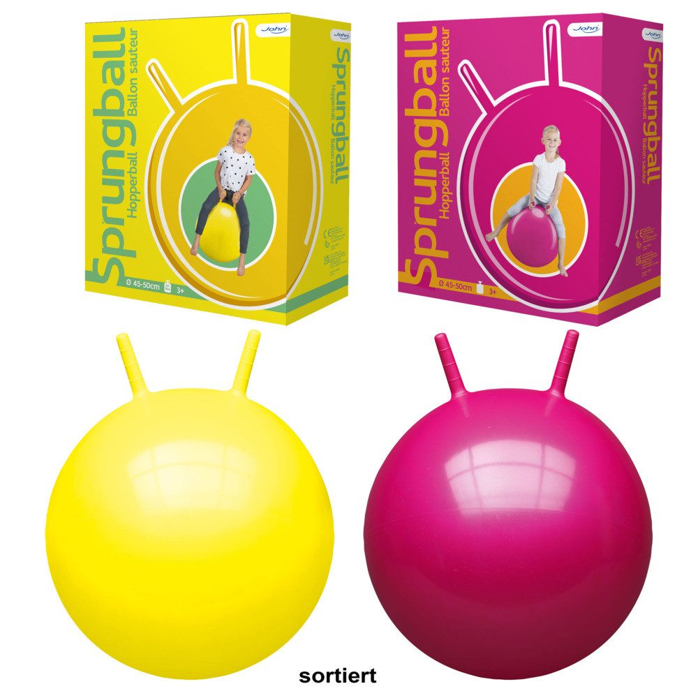 John GmbH Hüpfball John Sprungball Ø45-50cm 2fach sortiert