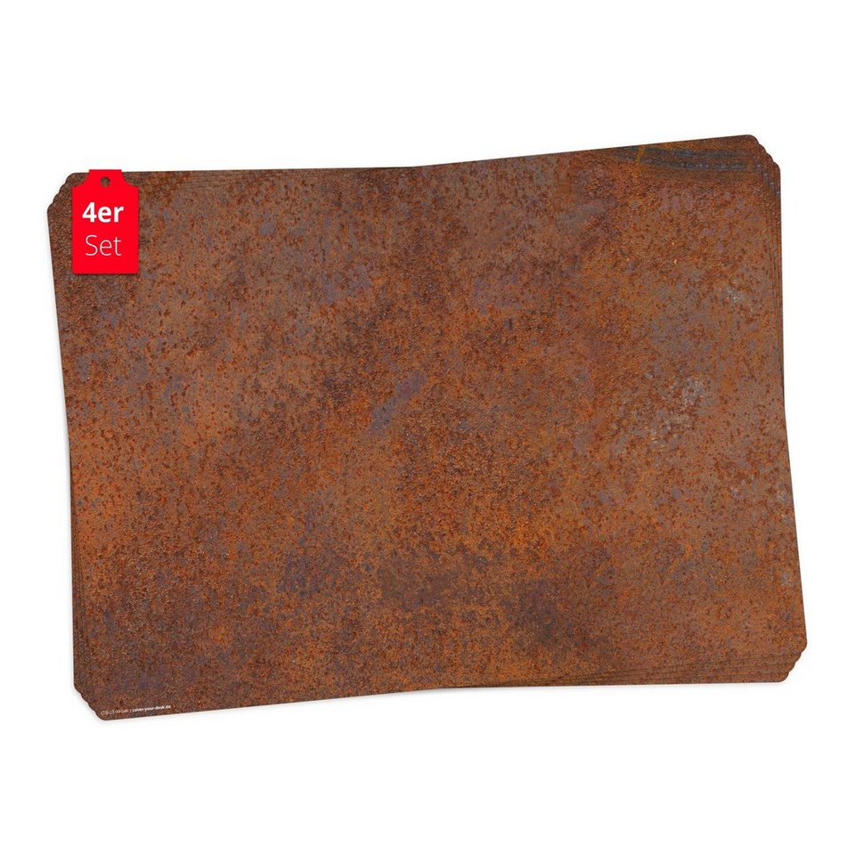 Tischsetmacher Platzset Tischset Platzset Abwaschbar Stahlplatte