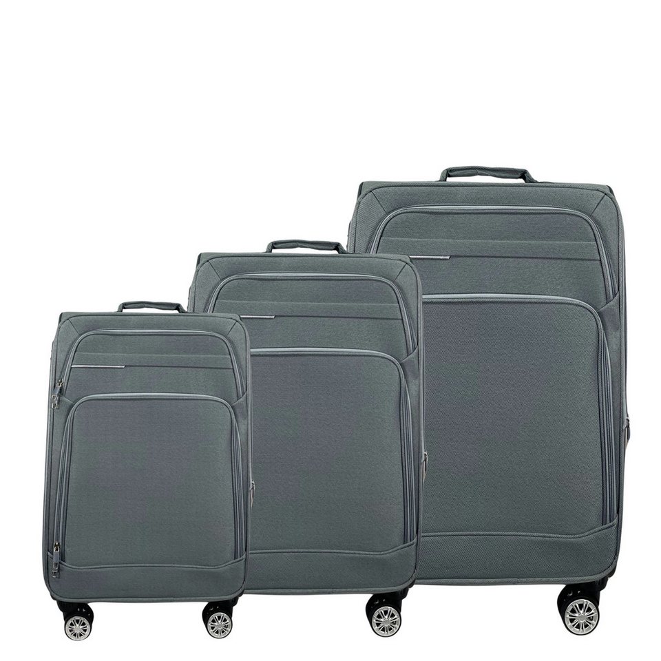 Mtb Koffer Barcelona Reisekoffer Koffer Stoffkoffer Set Mlxl Trolley