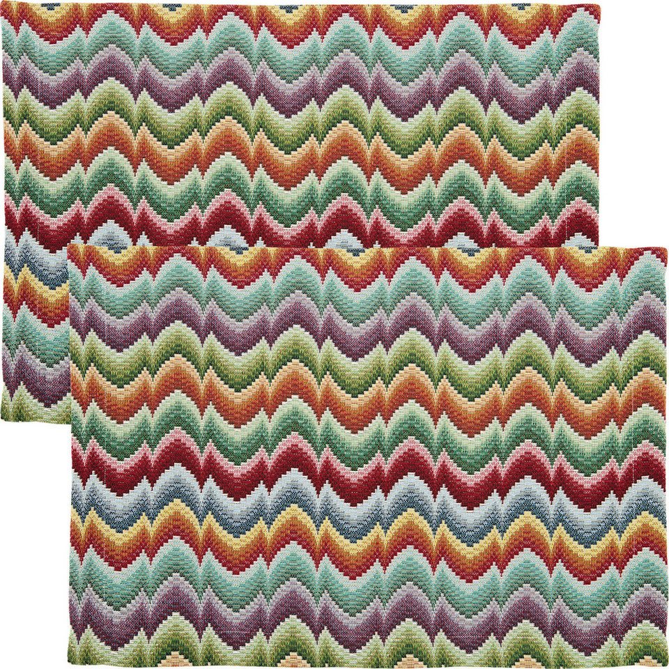 Platzset Tischset Welle 2er Pack Erwin Müller 2 St Grafik