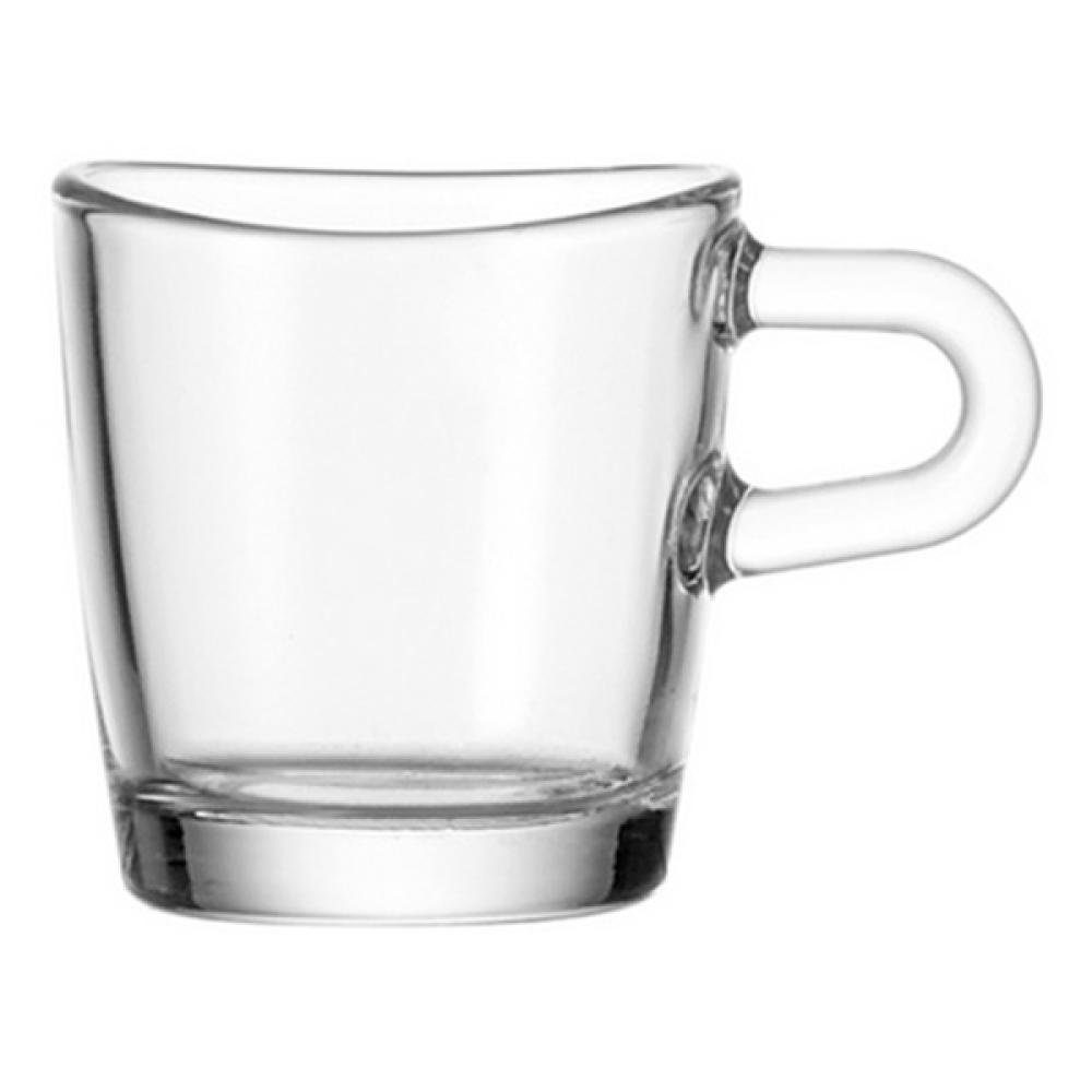 LEONARDO Espressoglas Loop 60 ml, Glas, Ideal für Heißgetränke wie Espresso