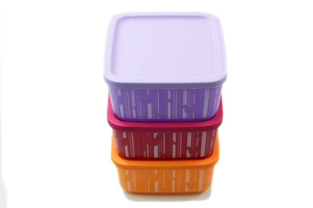 TUPPERWARE Frischhaltedose Cubix Set Mickey Mouse 650 ml + SPÜLTUCH