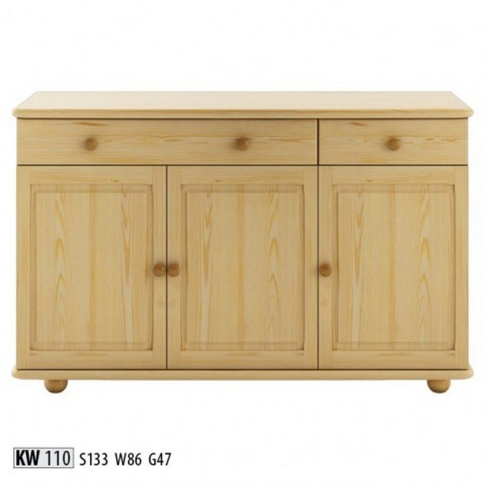 Jvmoebel Sideboard Massive Kommode Sideboard Schrank Echtholz Schränke