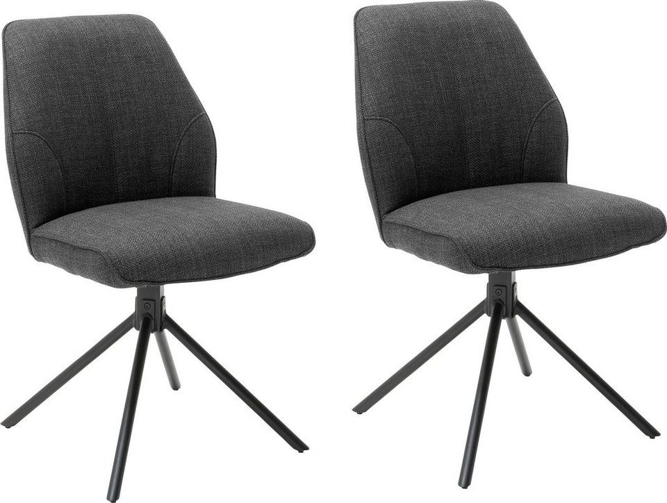 Mca Furniture 4 Fußstuhl Pemba Set 2 St 2er Set 180°drehbar Mit