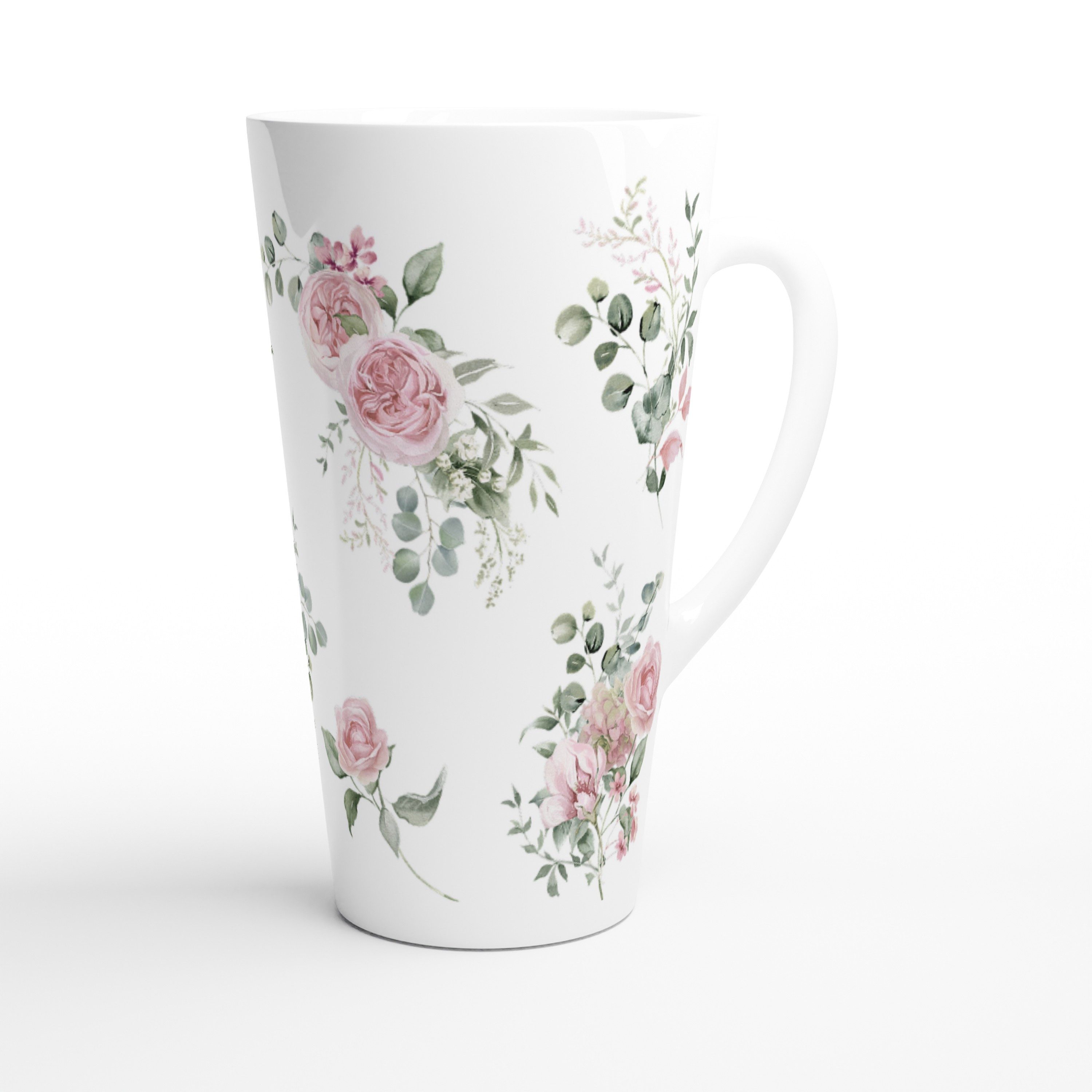Alltagszauber Latte Macchiato Tasse Jumbo Becher Rose Keramik Extra