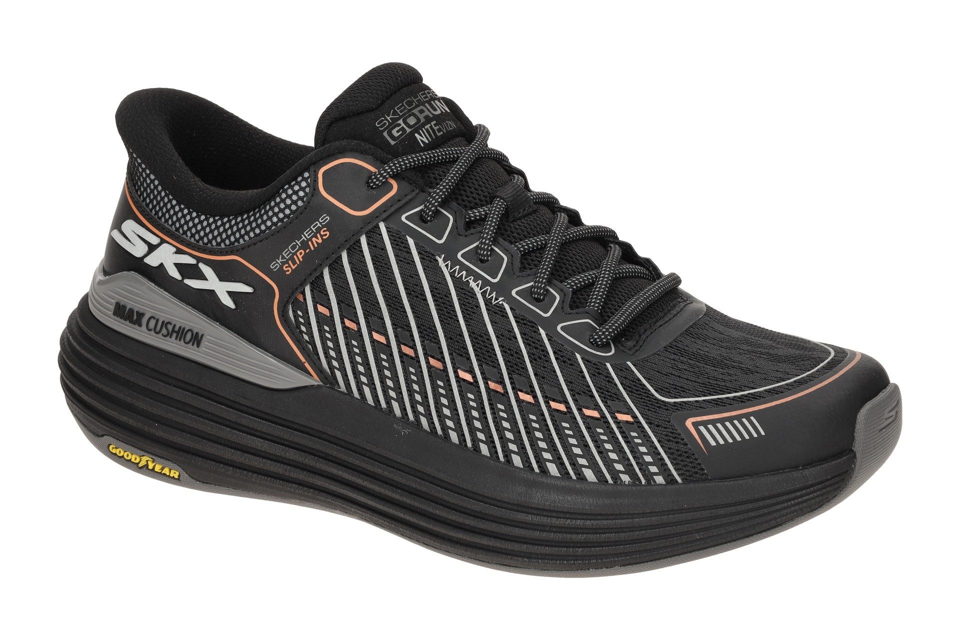 Skechers 220936 BLK Schnürschuh