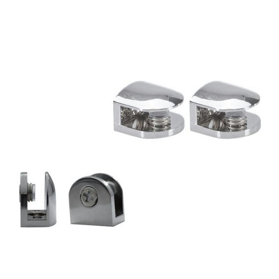 Hooz Wandregalhalter 2er Set Regalhalter Chrom Für Glas And Holzeinlagen