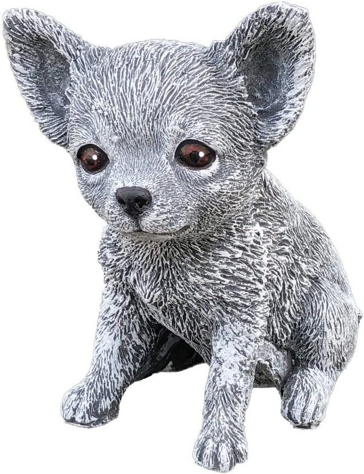 Stone And Style Gartenfigur Steinfigur Chihuahua Welpe