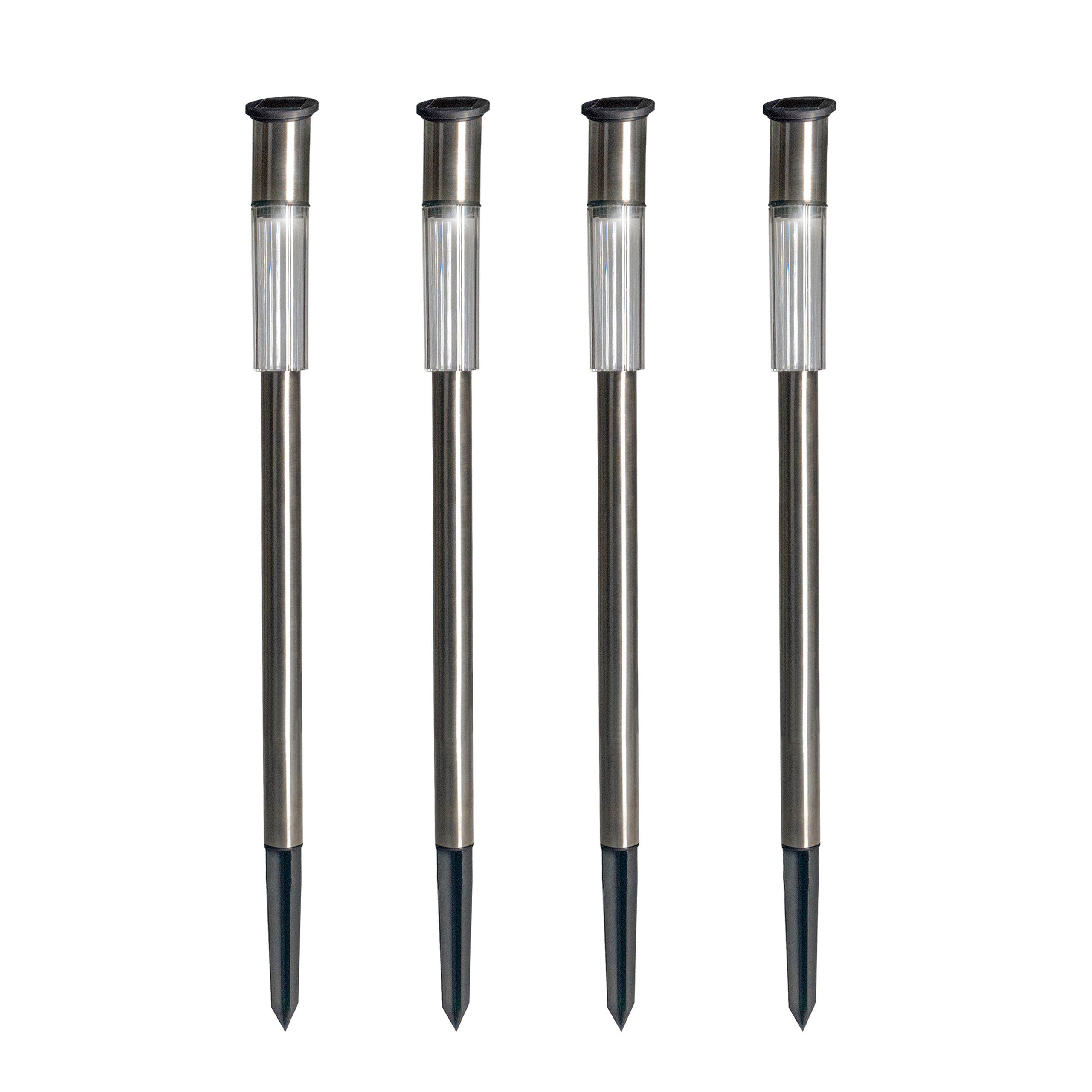 Ic Gardenworld Led Solarleuchte Solarlampen Für Außen 4 Stück