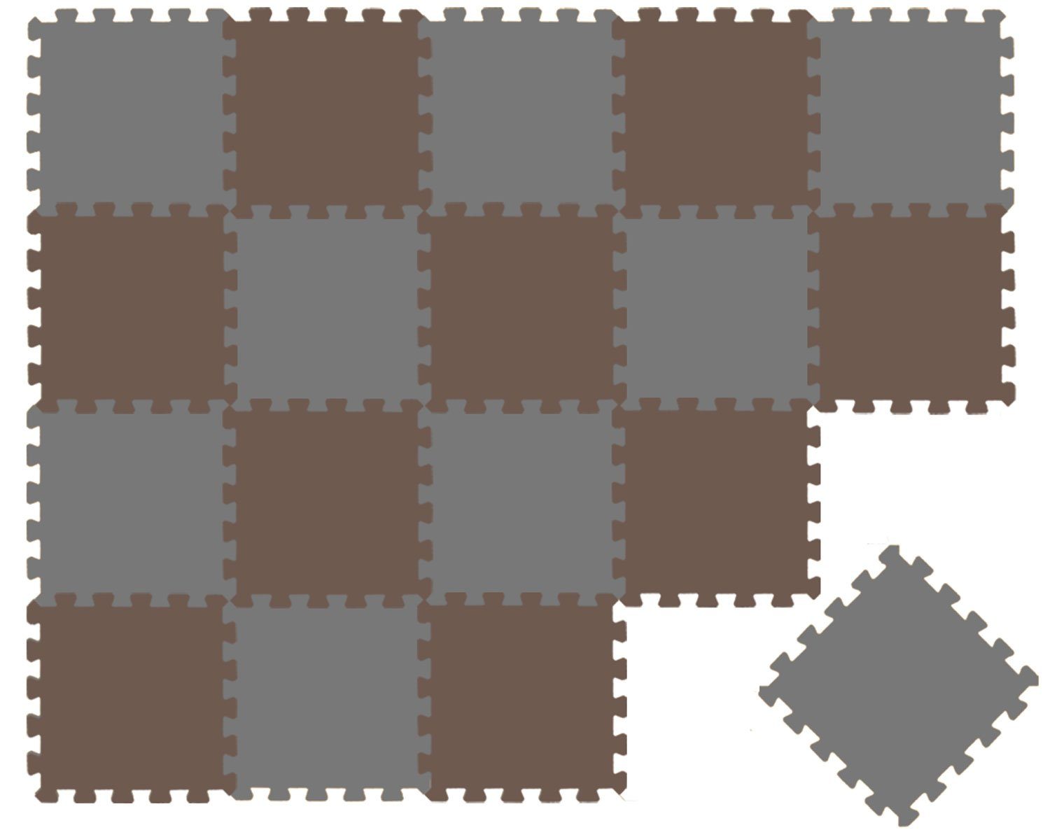 LittleTom Puzzlematte 18 Teile Baby Kinder Puzzlematte ab Null ...