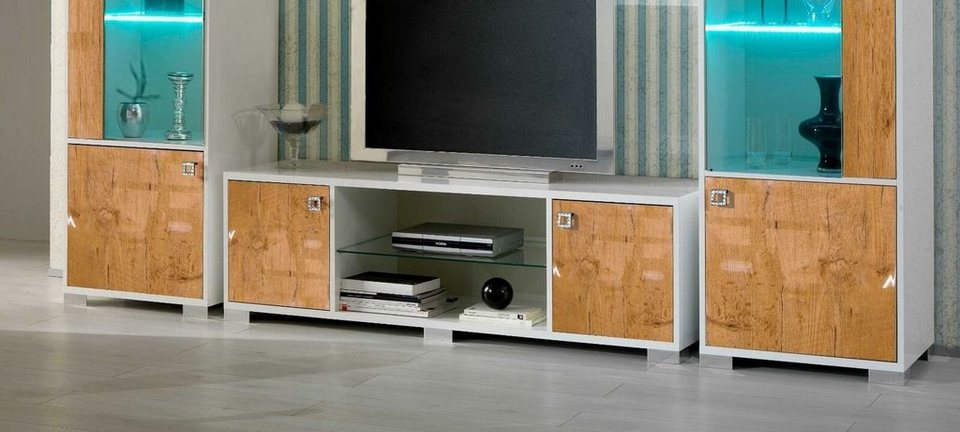 Jvmoebel Sideboard Rtv Design Sideboard Fernseh Hochglanz Low Kommode