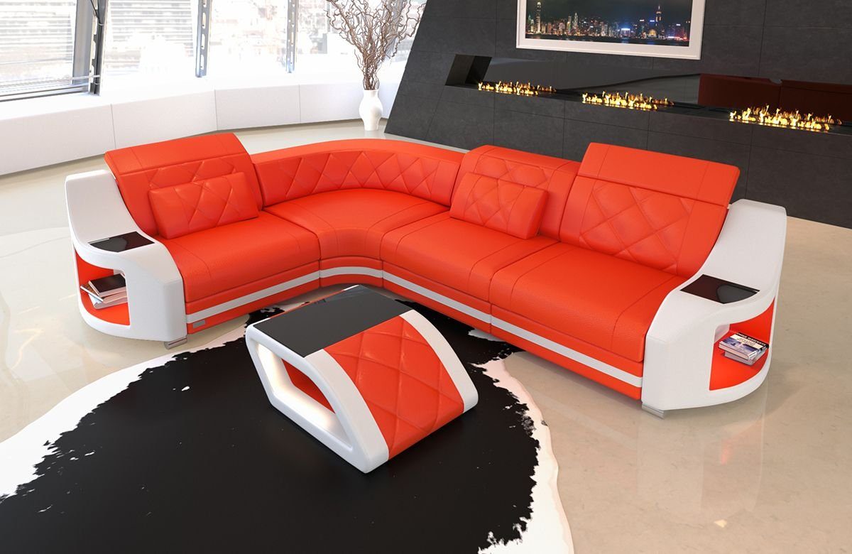 Sofa Dreams Ecksofa Leder Ledercouch Sofa Genua L Form Ledersofa Couch